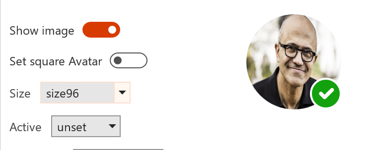 Changed sizes for the Avatar by ValentinaKozlova · Pull Request #1618 · microsoft/fluentui-react ...