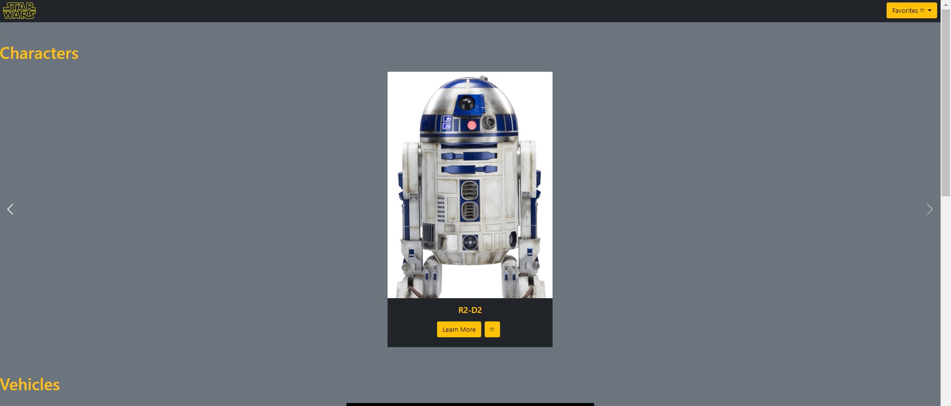 GitHub - danielacmg/StarWarsBlogReadingList: Star Wars React webapp that lists people, vehicles ...
