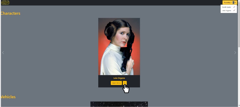 GitHub - danielacmg/StarWarsBlogReadingList: Star Wars React webapp that lists people, vehicles ...