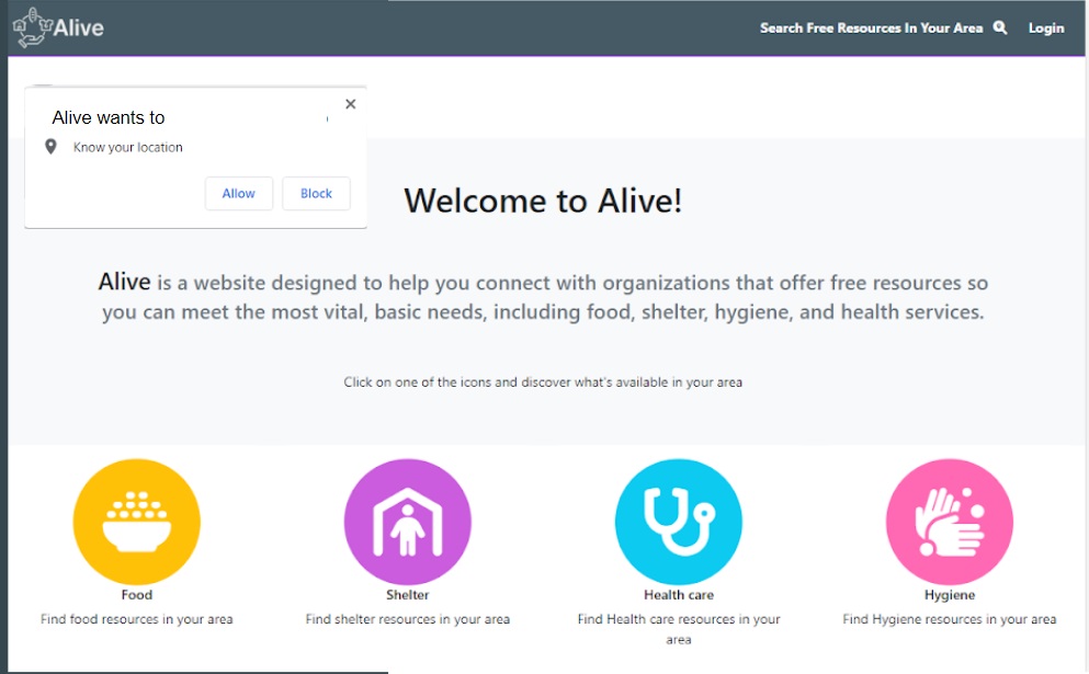 GitHub - danielacmg/Alive_Project: Alive is a web application designed to help people connect ...