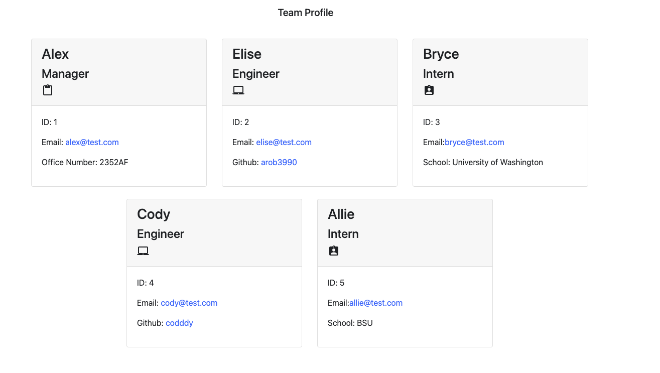 GitHub - arob3990/Team-Profile-Generator