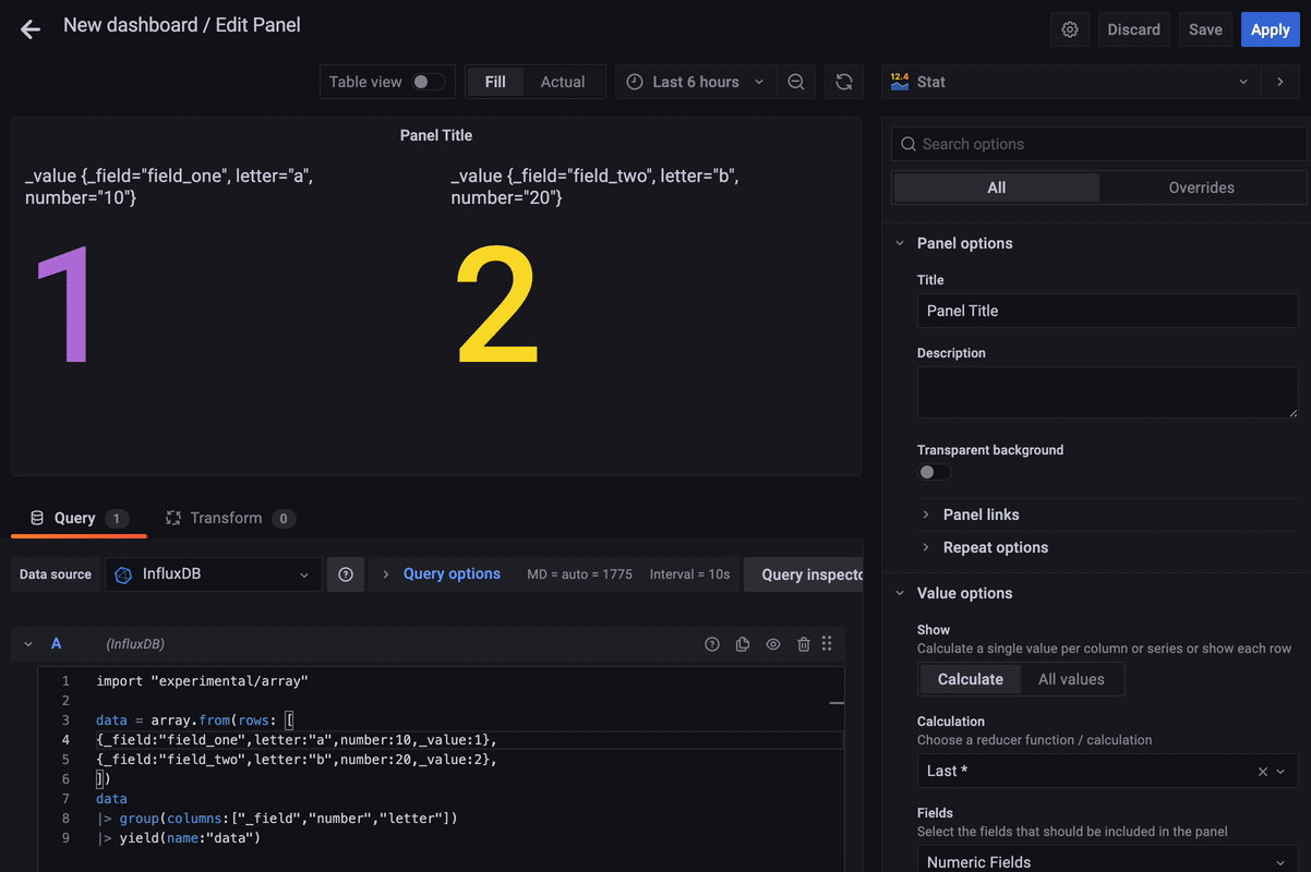 Field overrides act on display name, but autocomplete/dropdown shows ...