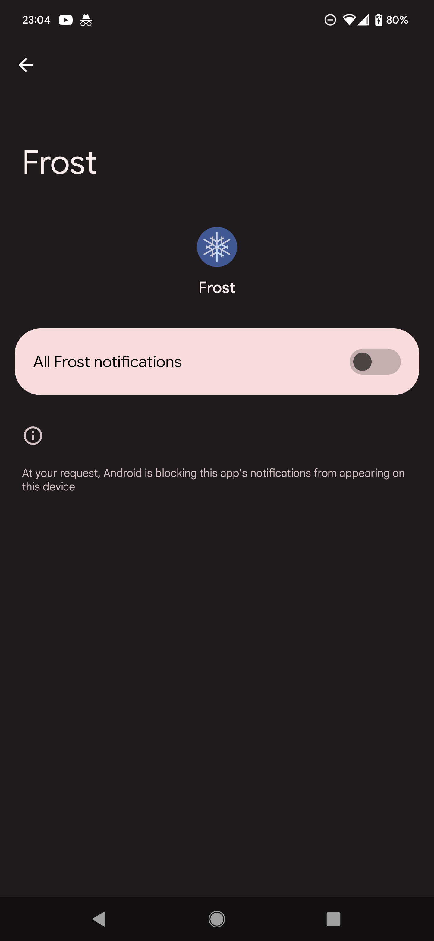 Frost doesn't have notification permission in Android 13 · Issue #1920 ...