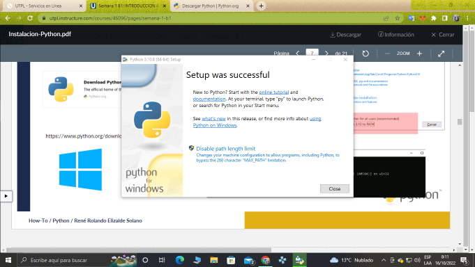 Pasos para descargar Python - Into-Programacion-P-Oct22-Feb23/tareademo01-FernandoArmijos98 ...