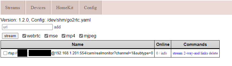 [Camera Support]: trouble getting go2rtc to work · Issue #7300 · blakeblackshear/frigate · GitHub