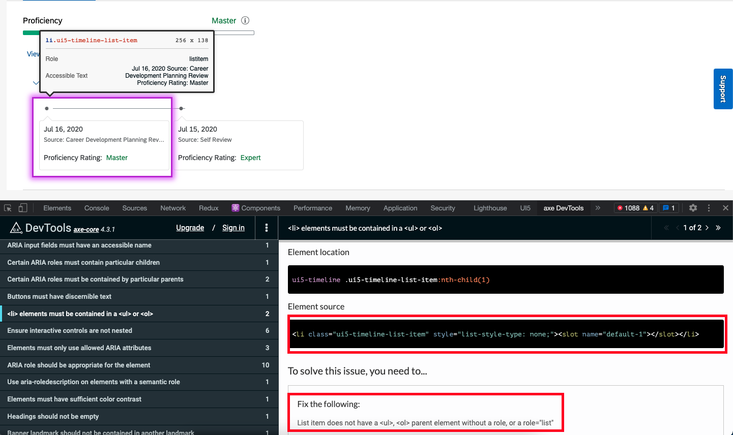 [SF][a11y] ui5-timeline – missing role on list items · Issue #3794 · SAP/ui5-webcomponents · GitHub