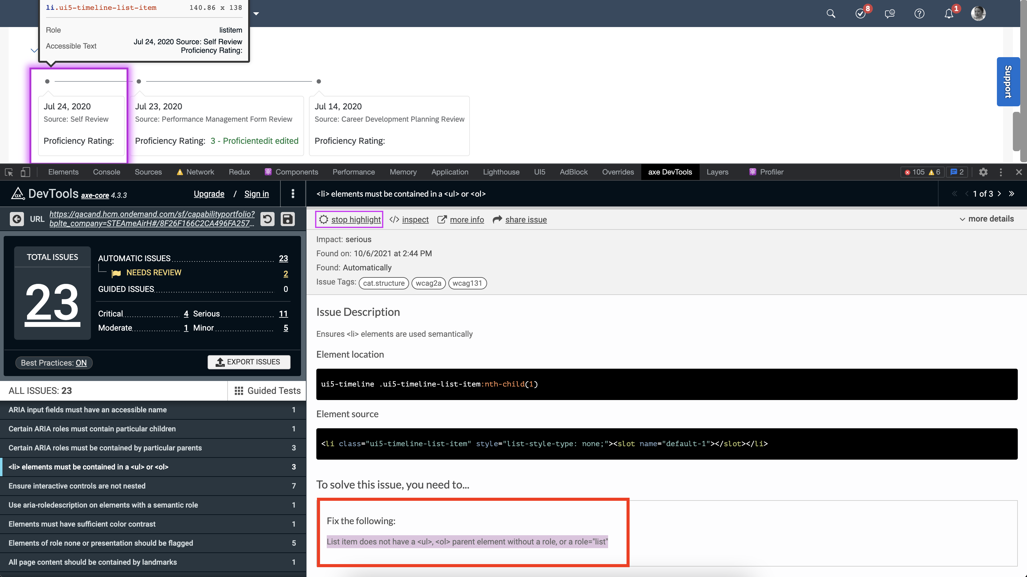 [SF][a11y] ui5-timeline – missing role on list items · Issue #3794 · SAP/ui5-webcomponents · GitHub