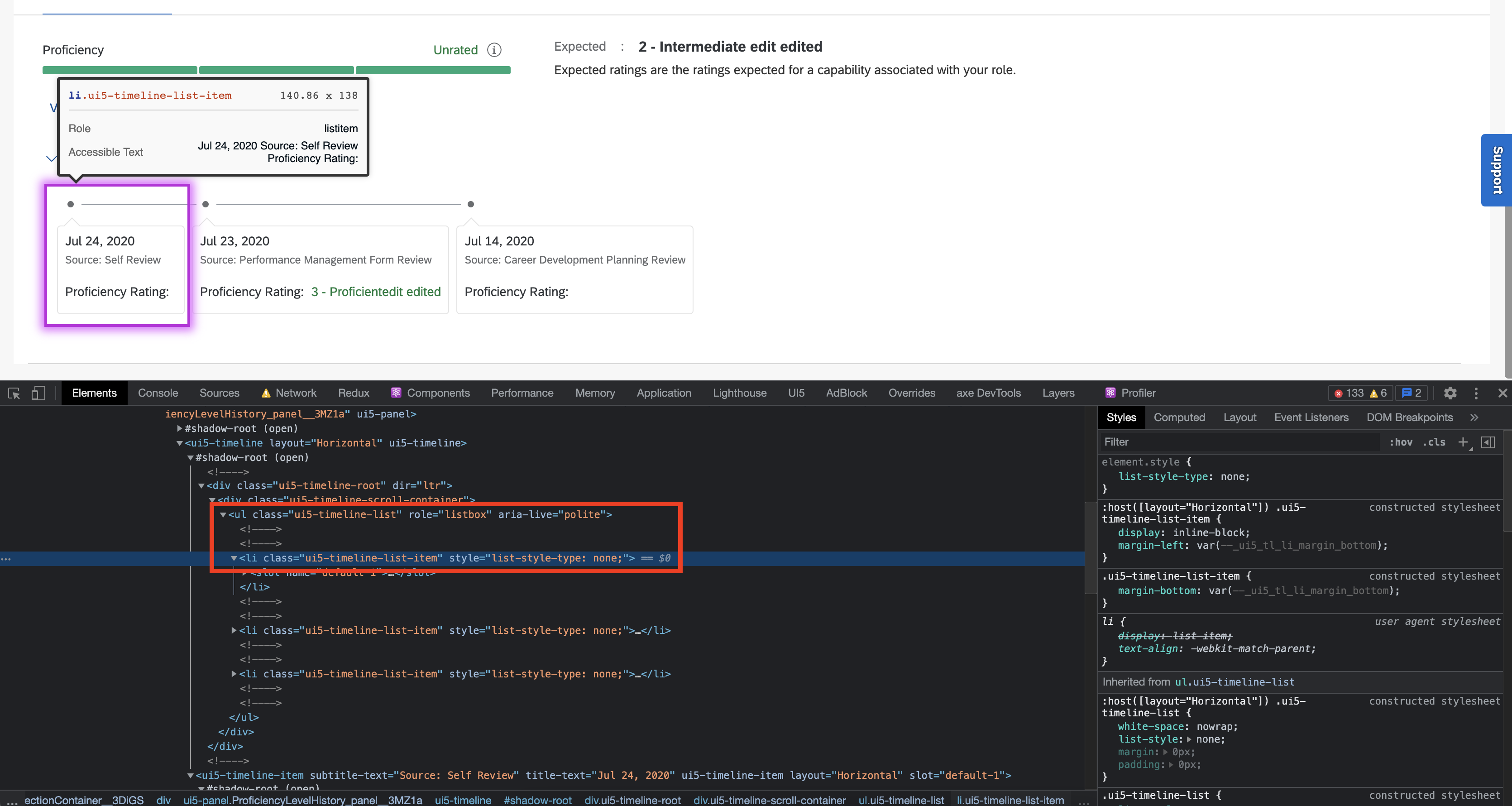 [SF][a11y] ui5-timeline – missing role on list items · Issue #3794 · SAP/ui5-webcomponents · GitHub