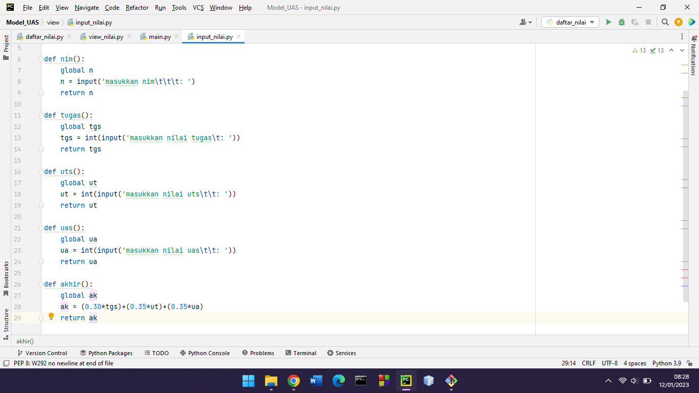 GitHub - namasayafrans/Project-UAS-Bahasa-Pemrograman