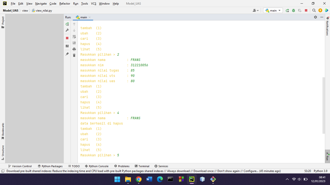 GitHub - namasayafrans/Project-UAS-Bahasa-Pemrograman