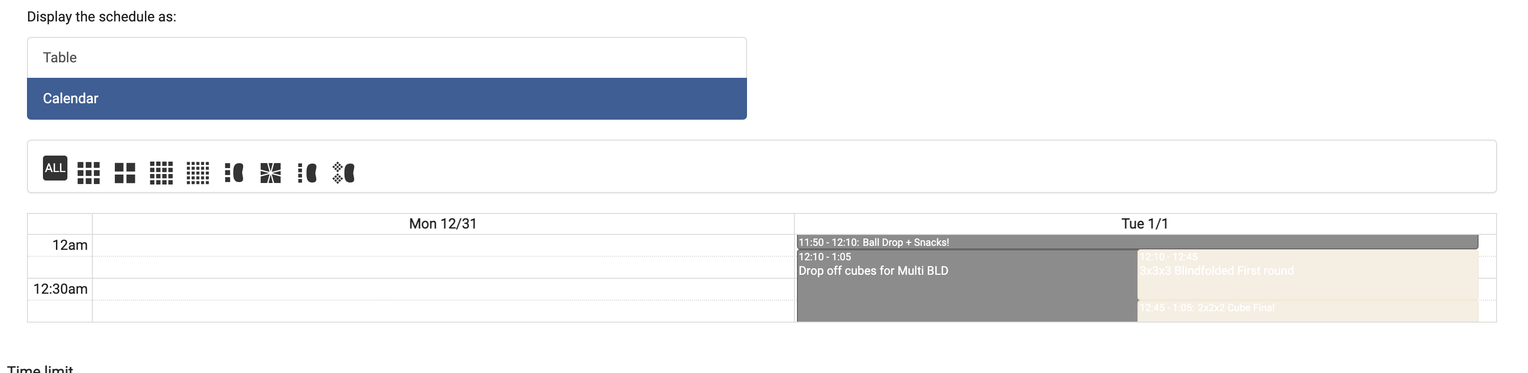 Schedules Overnight Only Show 1 Hour Total · Issue 7151 · Thewca