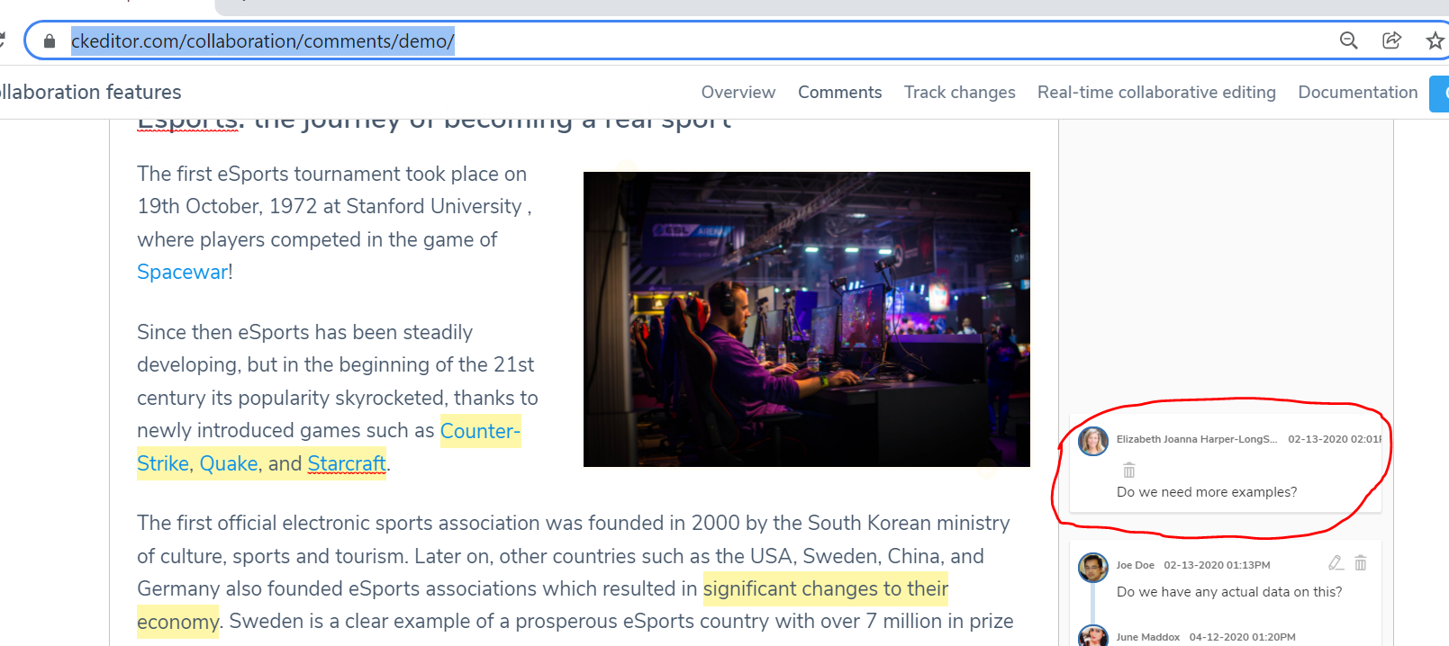 Comment Annotation Not Whole Text Is Visible · Issue 10942 · Ckeditorckeditor5 · Github