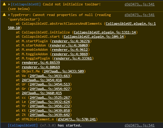 Nothing collapsing or expanding at all · Issue #94 · programmer2514 ...