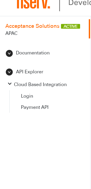 Navigation link is not visible under API explorer (Dev Studio) · Issue #217 · Fiserv/Support ...