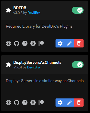 [BUG] - DisplayServersAsChannels · Issue #2127 · mwittrien/BetterDiscordAddons · GitHub