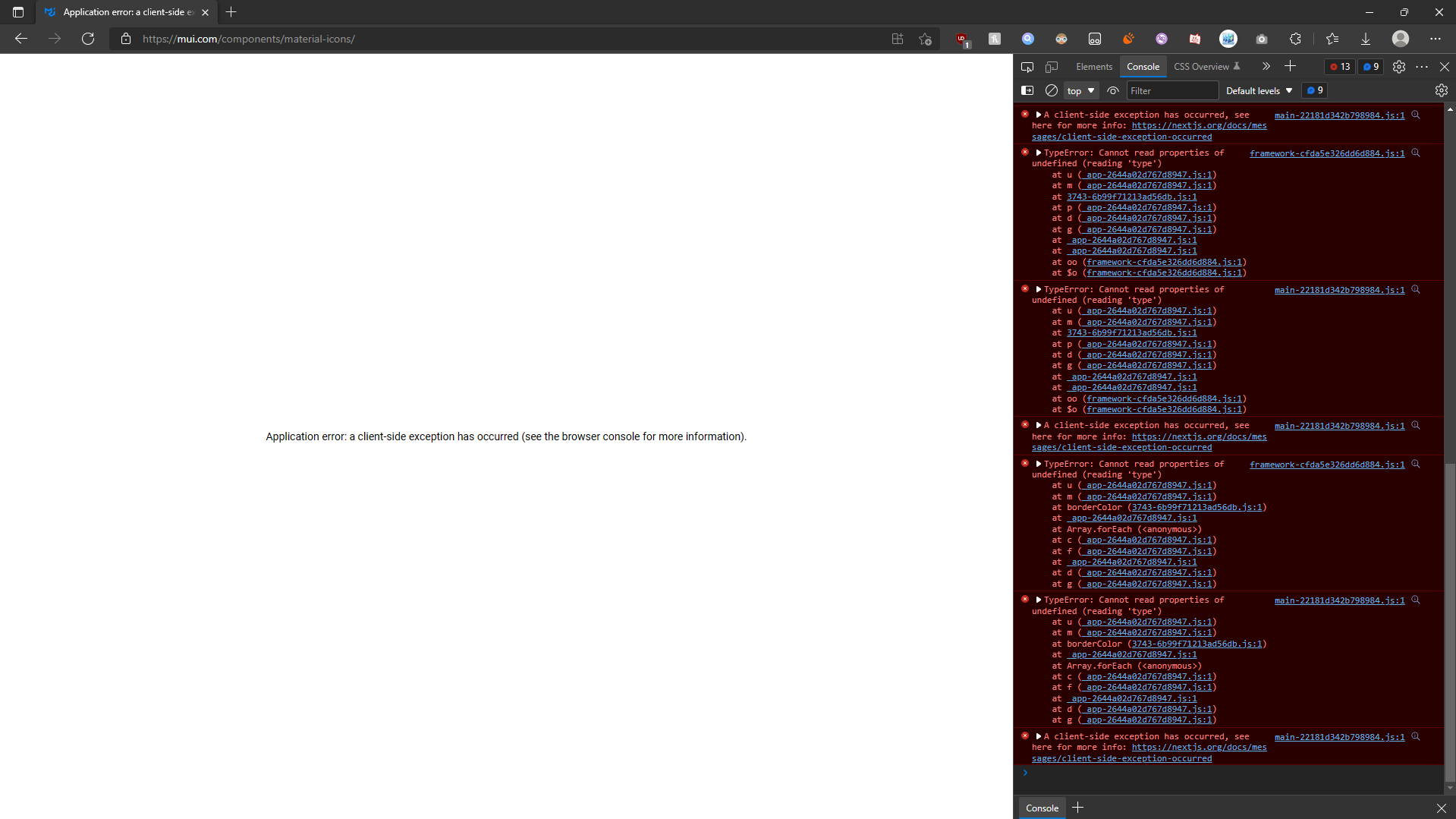 Cannot visit the material ui website · Issue #30500 · mui/material-ui ...