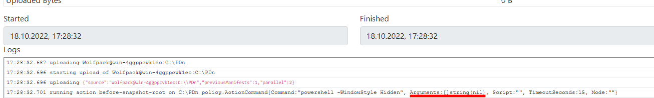 Couldn't start action before backup · Issue #2500 · kopia/kopia · GitHub