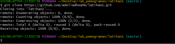 GitHub - dheadwiadelia/latihan1