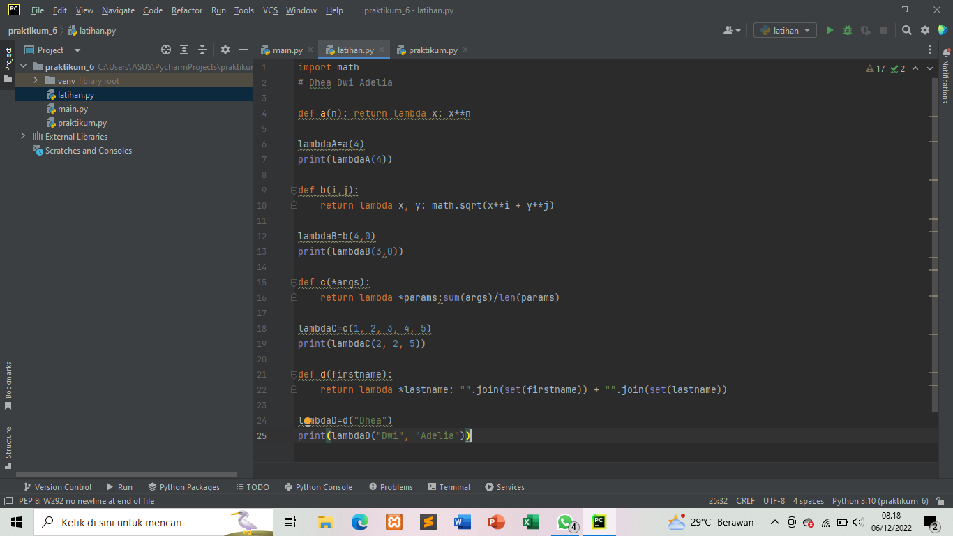 GitHub - dheadwiadelia/praktikum_6
