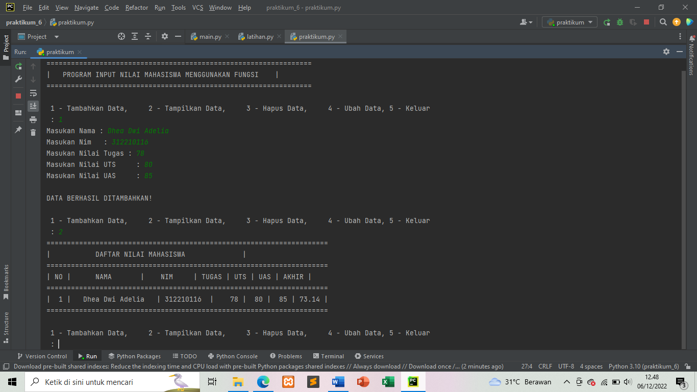 GitHub - dheadwiadelia/praktikum_6
