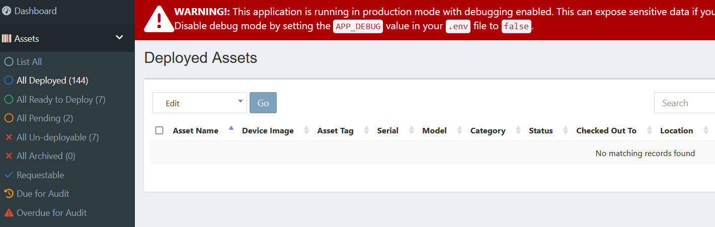 Every Page Says No Matching Records Found · Issue 12013 · Snipesnipe It · Github 