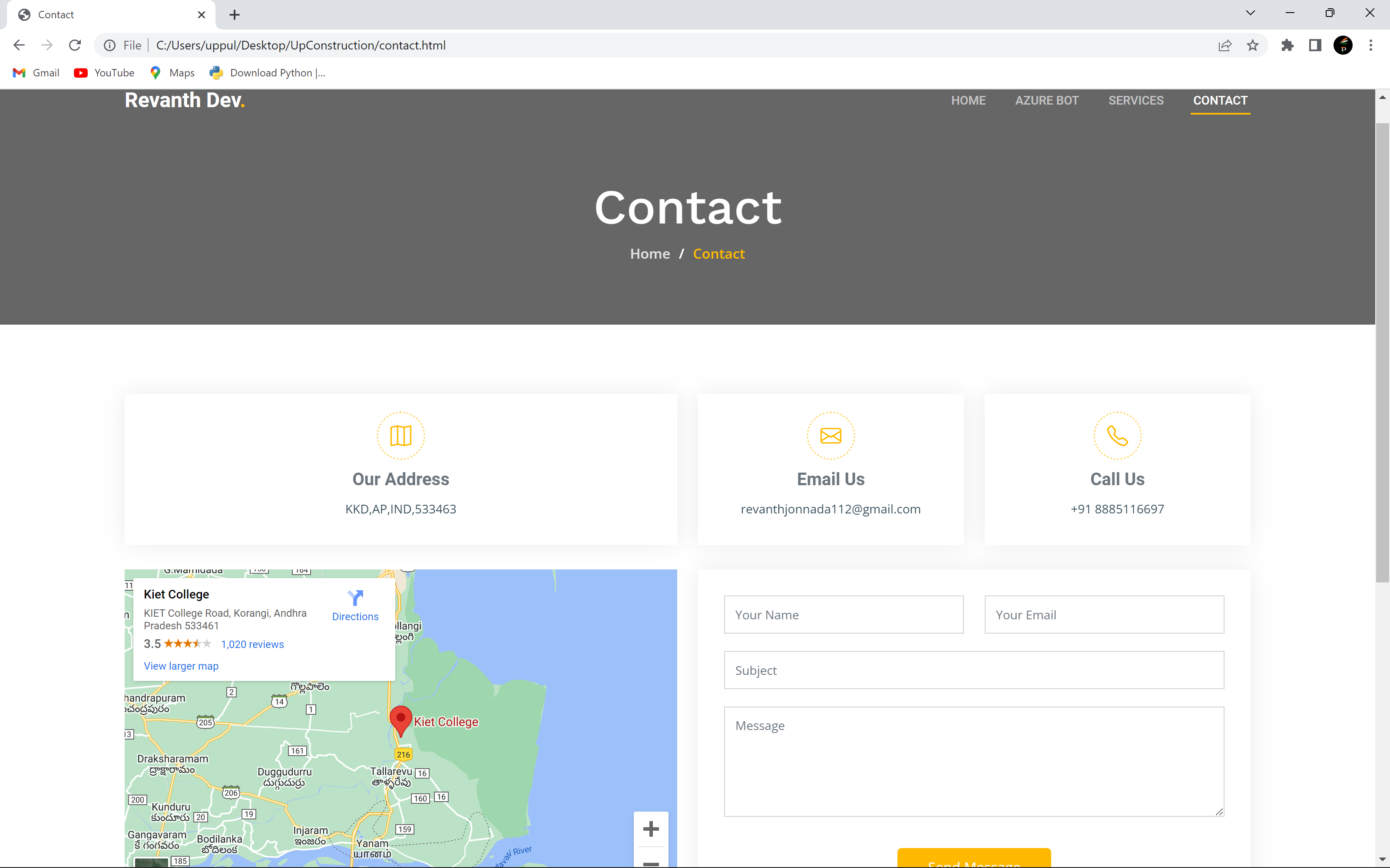 GitHub - Revanth-Vamsi-Jonnada/mainproject