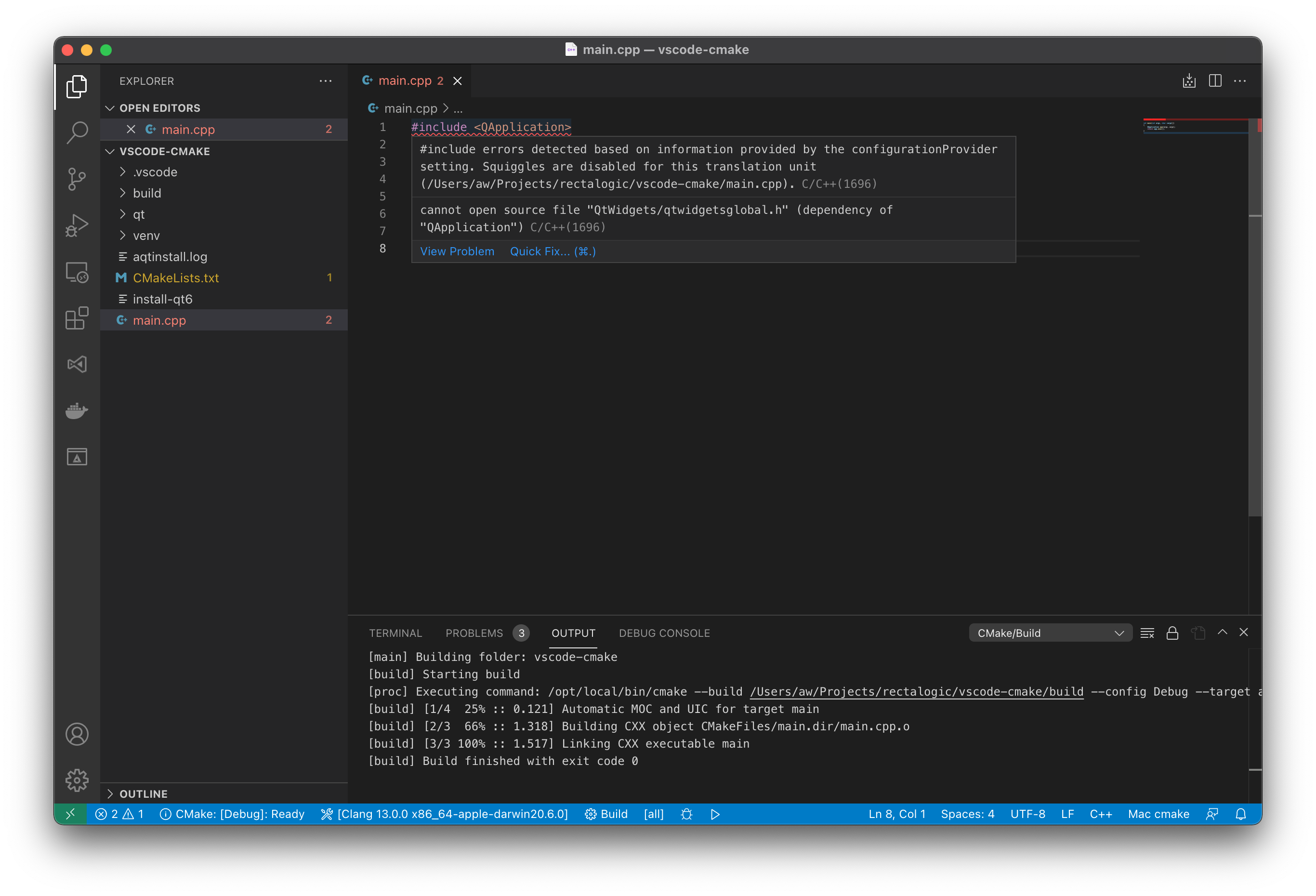 Intellisense Fails To Find Qt Header Files Issue 2324 Microsoft