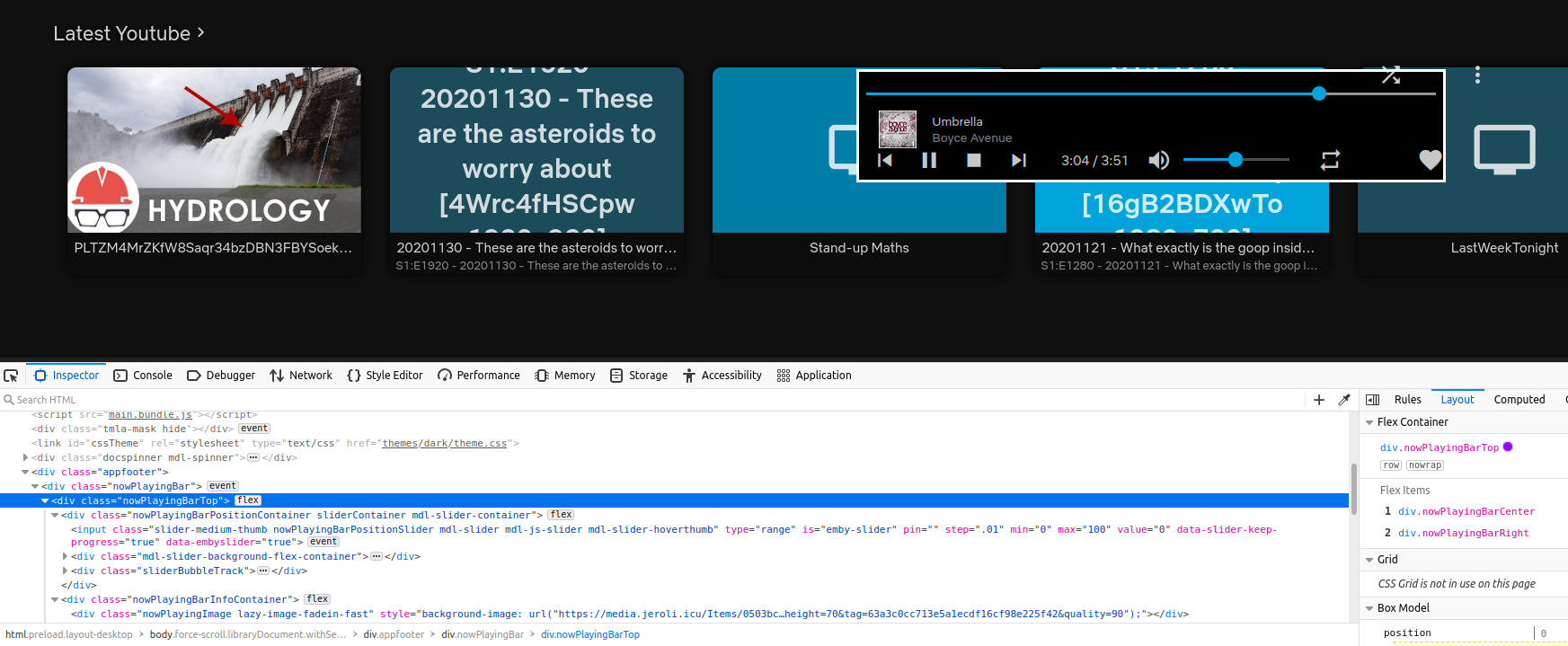 [Music] Can't reorder playlist, floating player looks weird · Issue #10 · prayag17/JellySkin ...