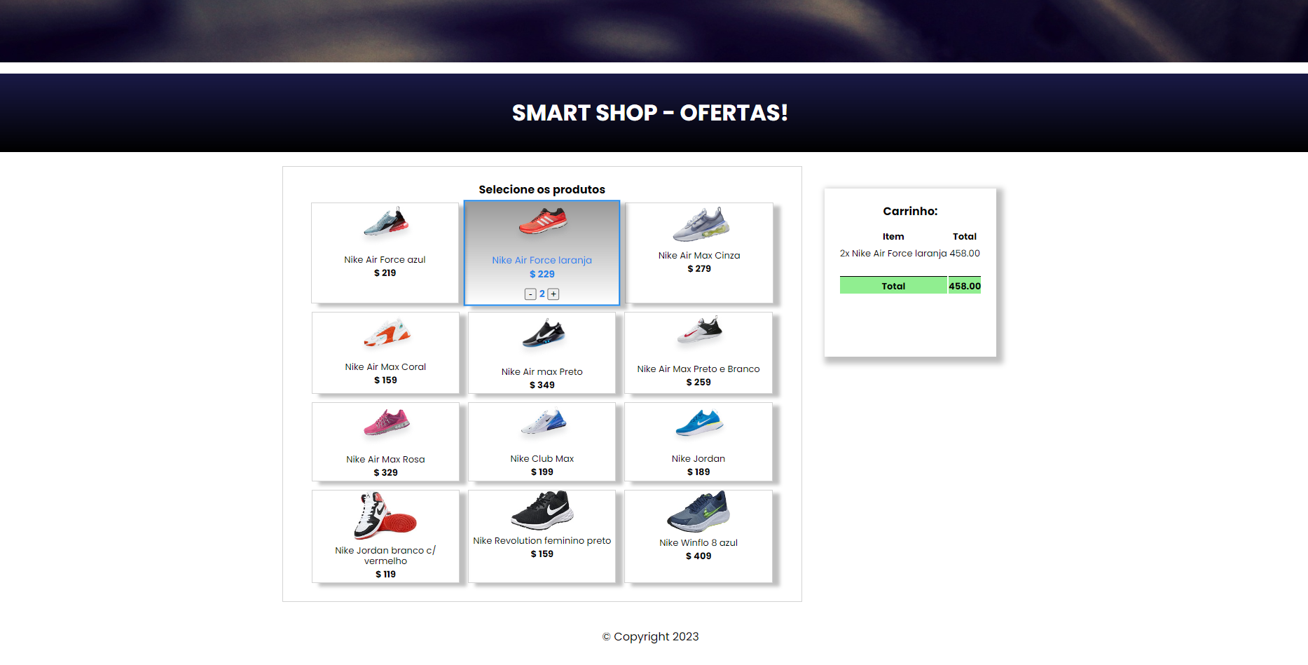 GitHub - GeissonChagas/smart-shop: Projeto para adicionar itens a um "carrinho" utilizando vue js