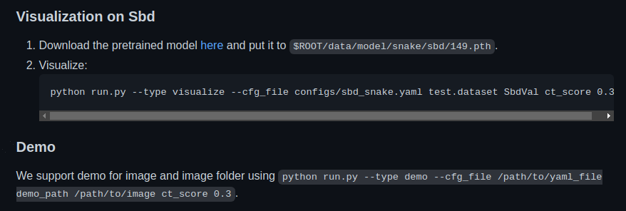 有关demo的问题 · Issue #147 · zju3dv/snake · GitHub