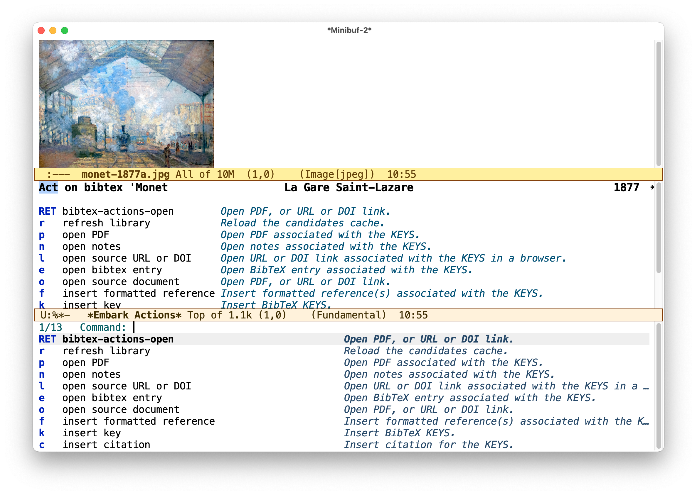 Make it quick and easy to open a "file" referenced from a BibTeX entry ...