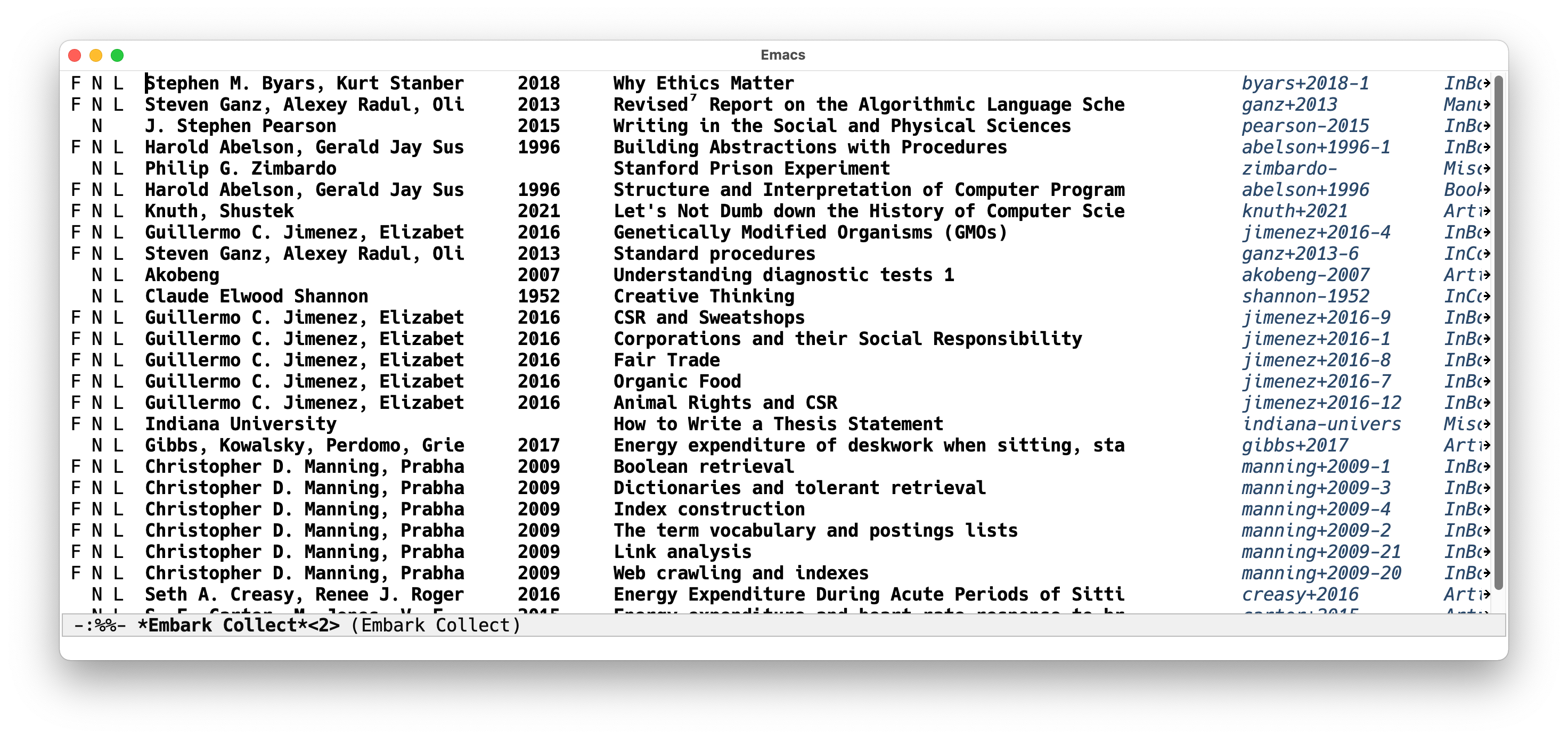 Embark snapshots do not include all data · Issue #504 · emacs-citar/citar · GitHub