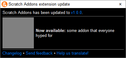 Improvements on the update notification modal · Issue #1146 ...