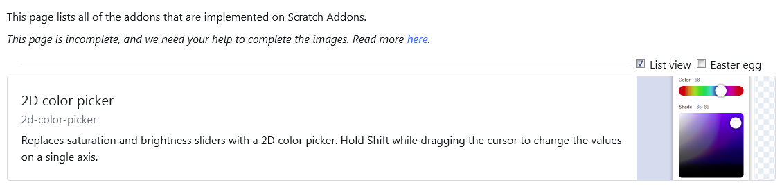 Addon Groups (minimizable) · Issue #2281 · ScratchAddons/ScratchAddons · GitHub