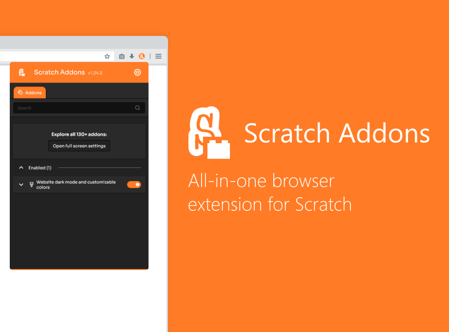 [v1.27.0] Updating the extension store description for Scratch Addons · Issue #4176 ...