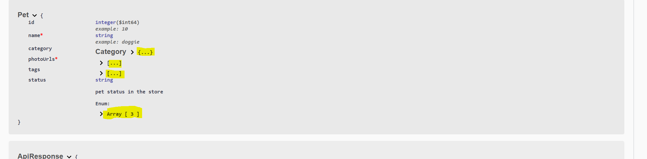 Make collapsed content of schema viewer clickable · Issue #6941 · swagger-api/swagger-ui · GitHub
