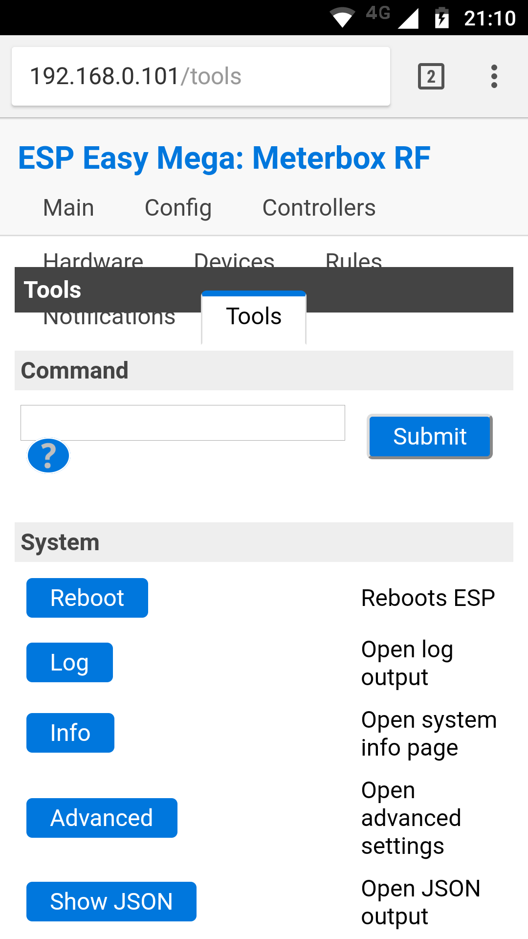 Webinterface: Missing menu-items · Issue #1021 · letscontrolit/ESPEasy · GitHub