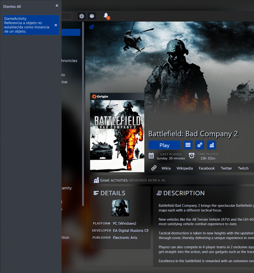 Can't see detailed data graph bars from Game Activity tab · Issue #173 · Lacro59/playnite ...