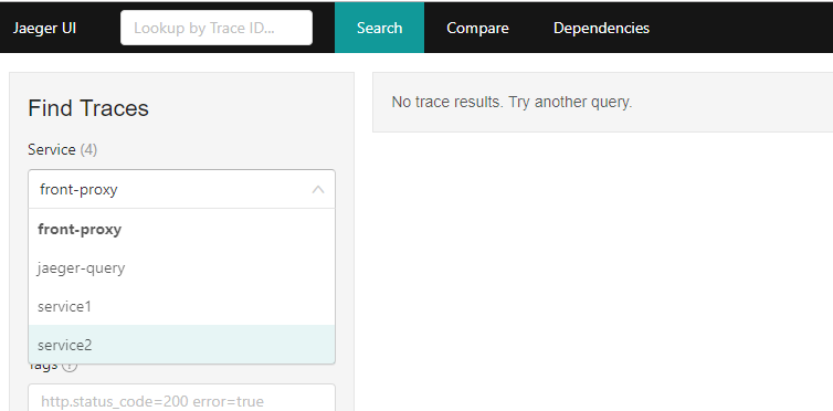 No traces on Jaeger UI in envoy-jaeger examples · Issue #5163 ...