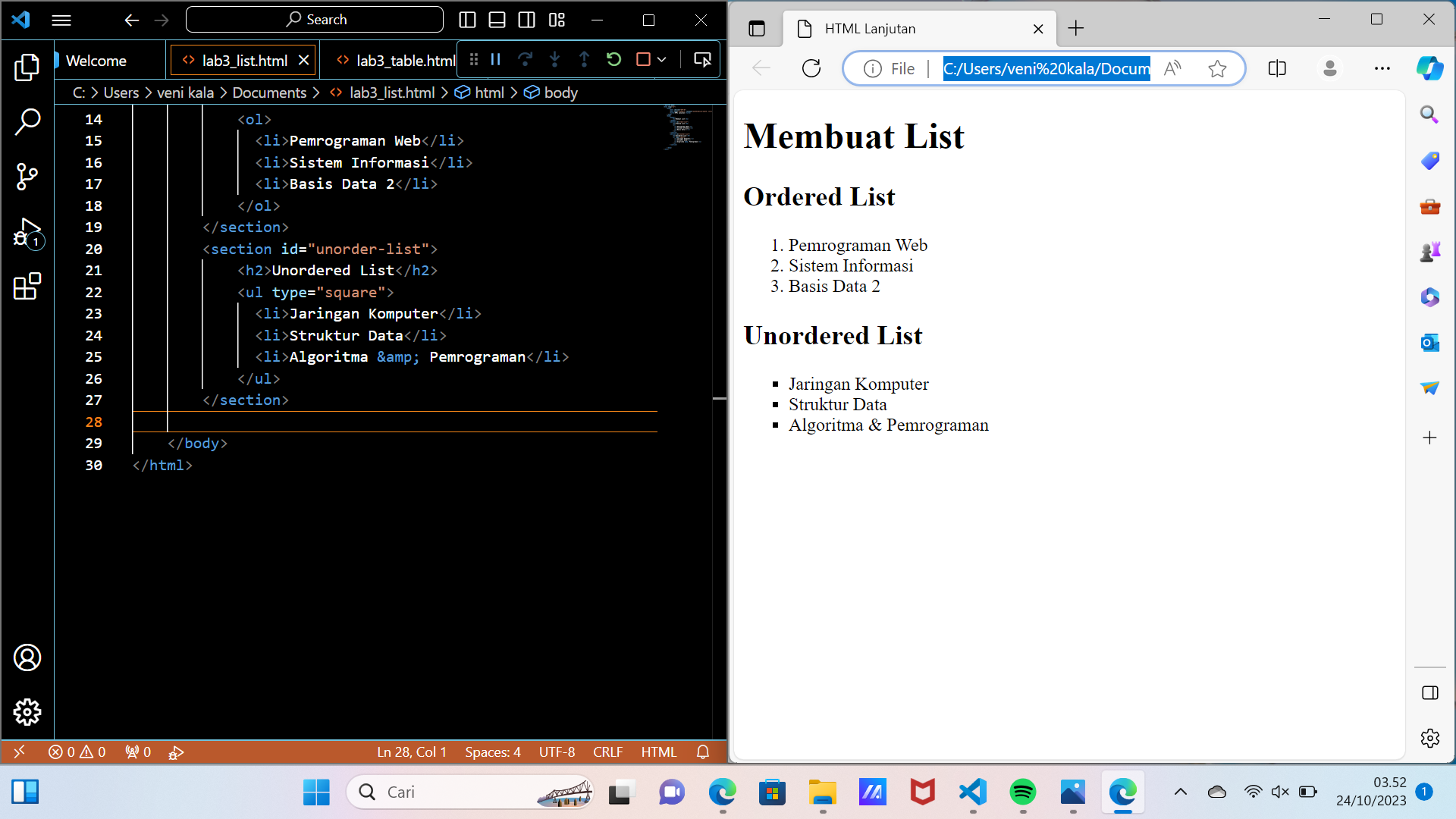 GitHub - sayaveni04/lab3web