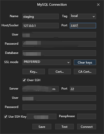 Can Not Connect Mysql Via Ssh When Use Another Port Instead Of 3306 · Issue 1842 · Tableplus