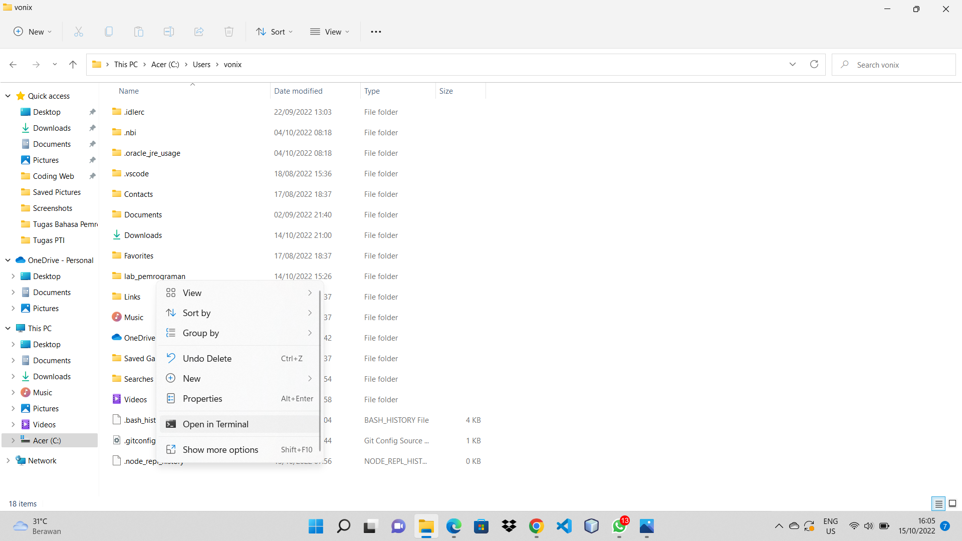 GitHub - MohAzmii04/latihan1