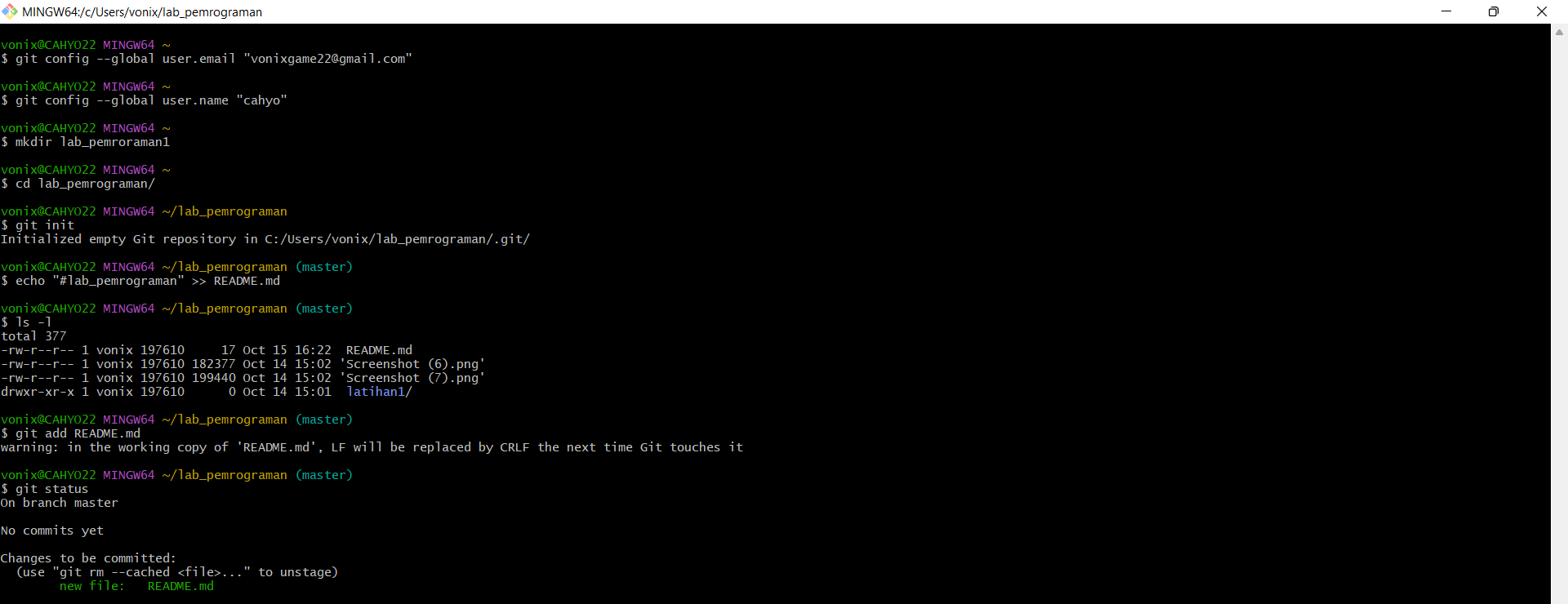 GitHub - MohAzmii04/latihan1
