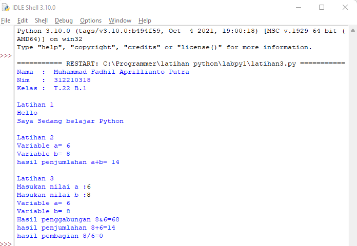 GitHub - FadhilAP22/Latihan3