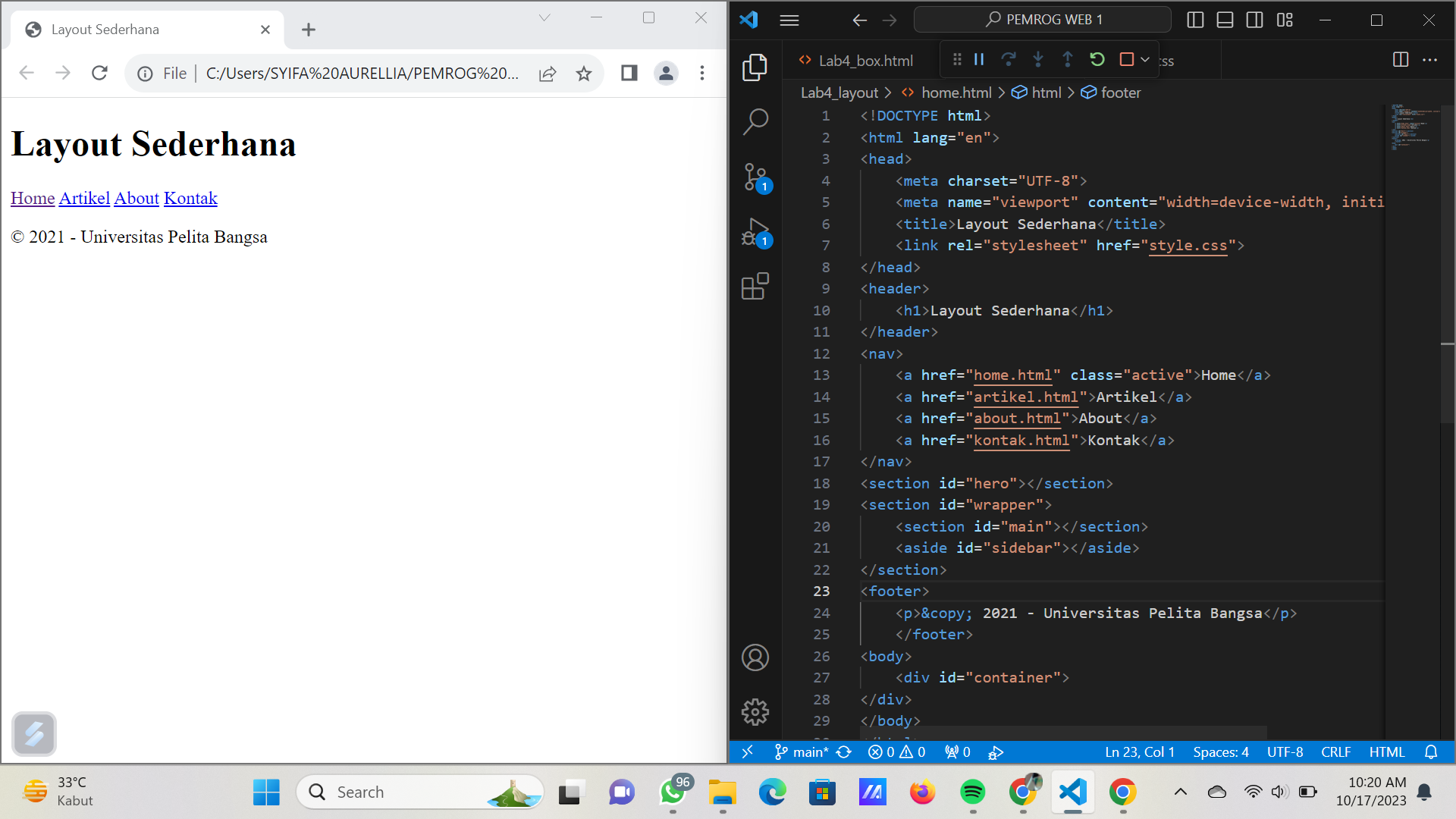 GitHub - namasayafrans/Lab4Web