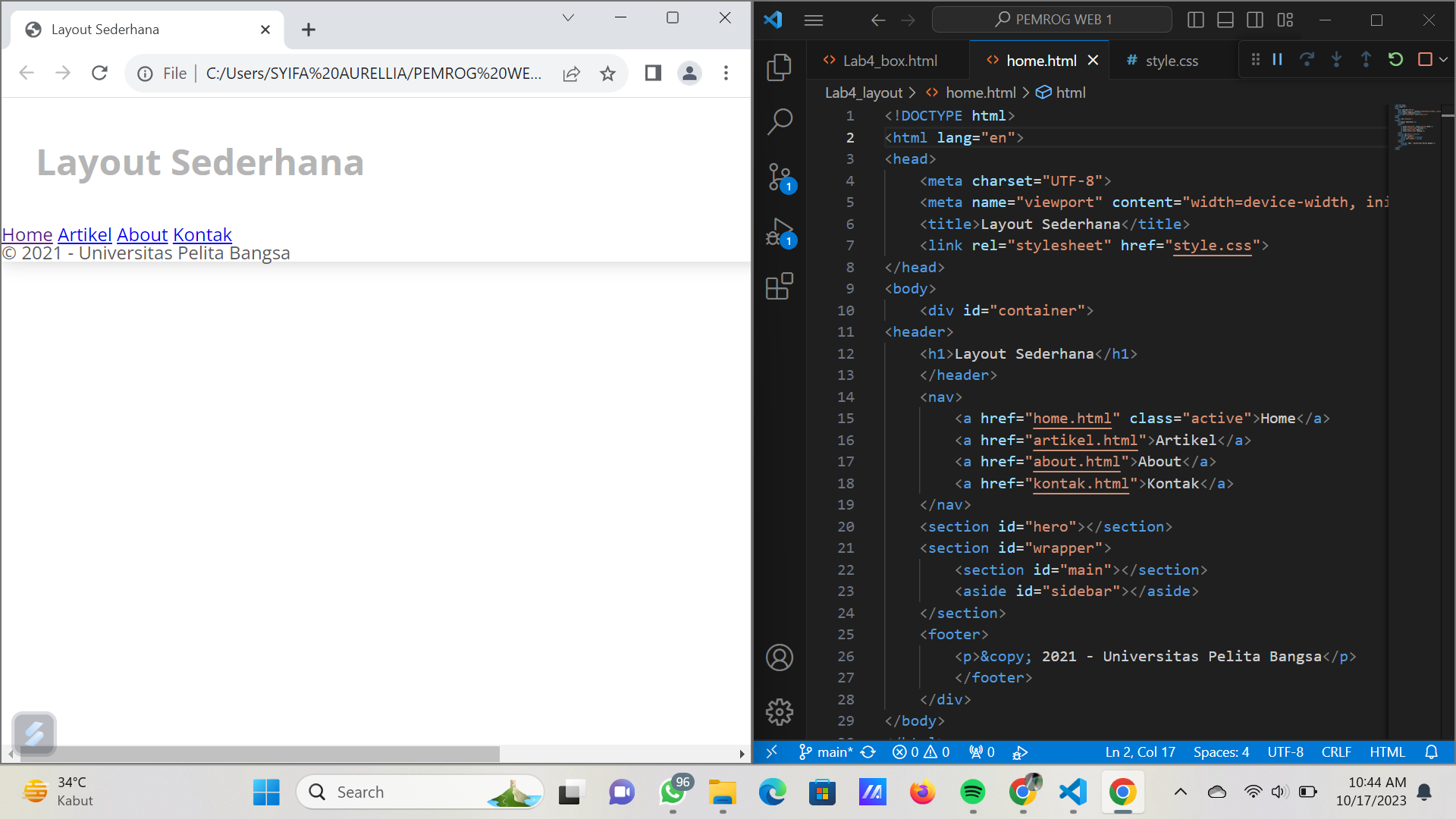 GitHub - namasayafrans/Lab4Web