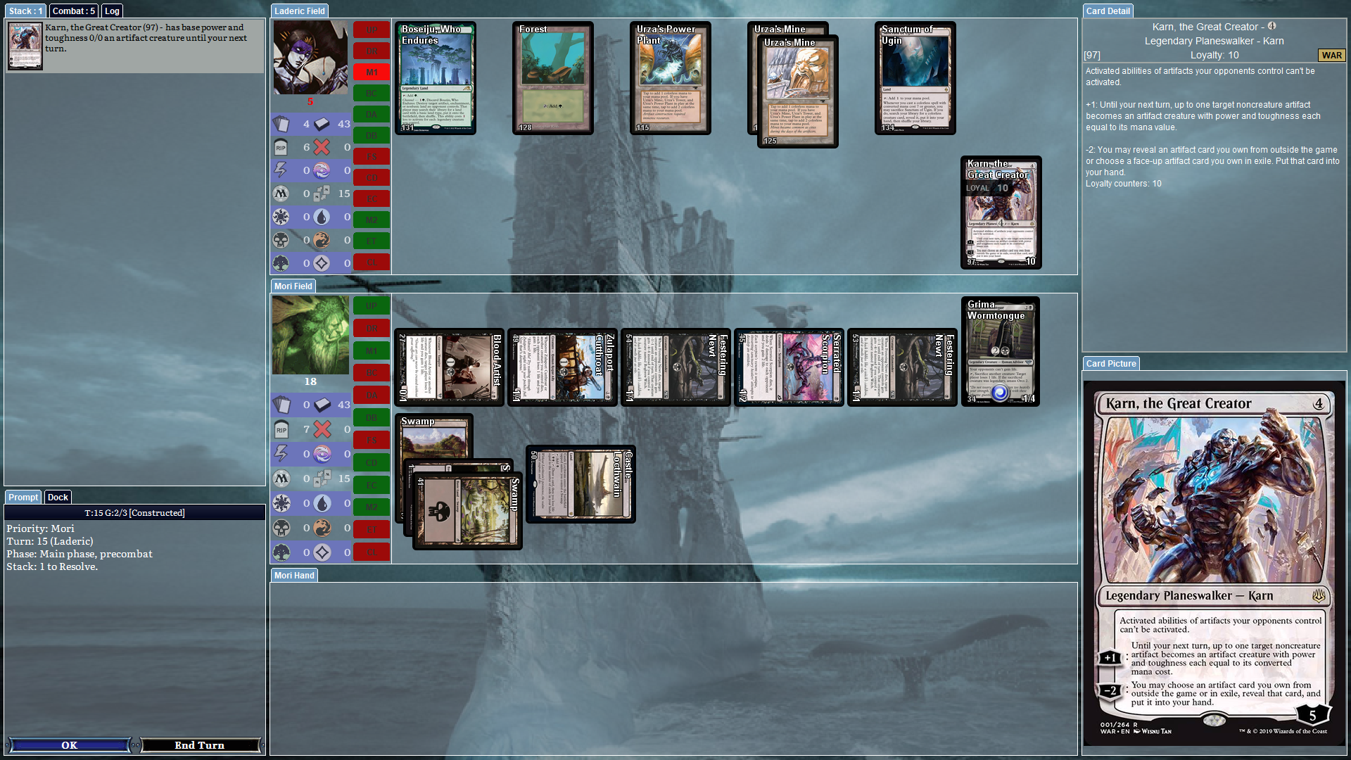 AI doesn't use the second ability of Karn, the Great Creator · Issue #3814 · Card-Forge/forge ...