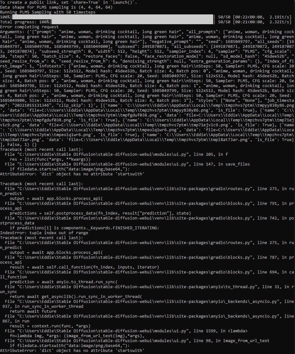 WebUI crashes when using Send to img2img · Issue #2712 · AUTOMATIC1111/stable-diffusion-webui ...
