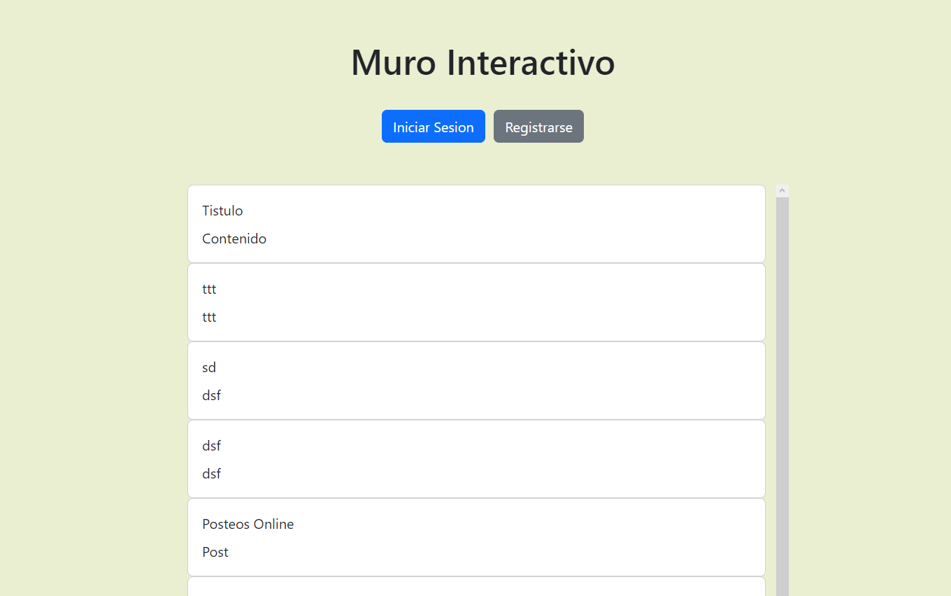 GitHub - CompreAngelo/murointeractivo: Muro Interactivo Proyecto Final