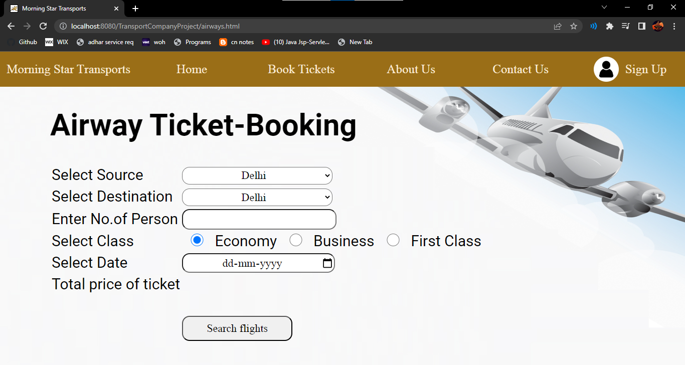 GitHub - Abhishek-Epili/Transport-Company-Project: Here is a project ...